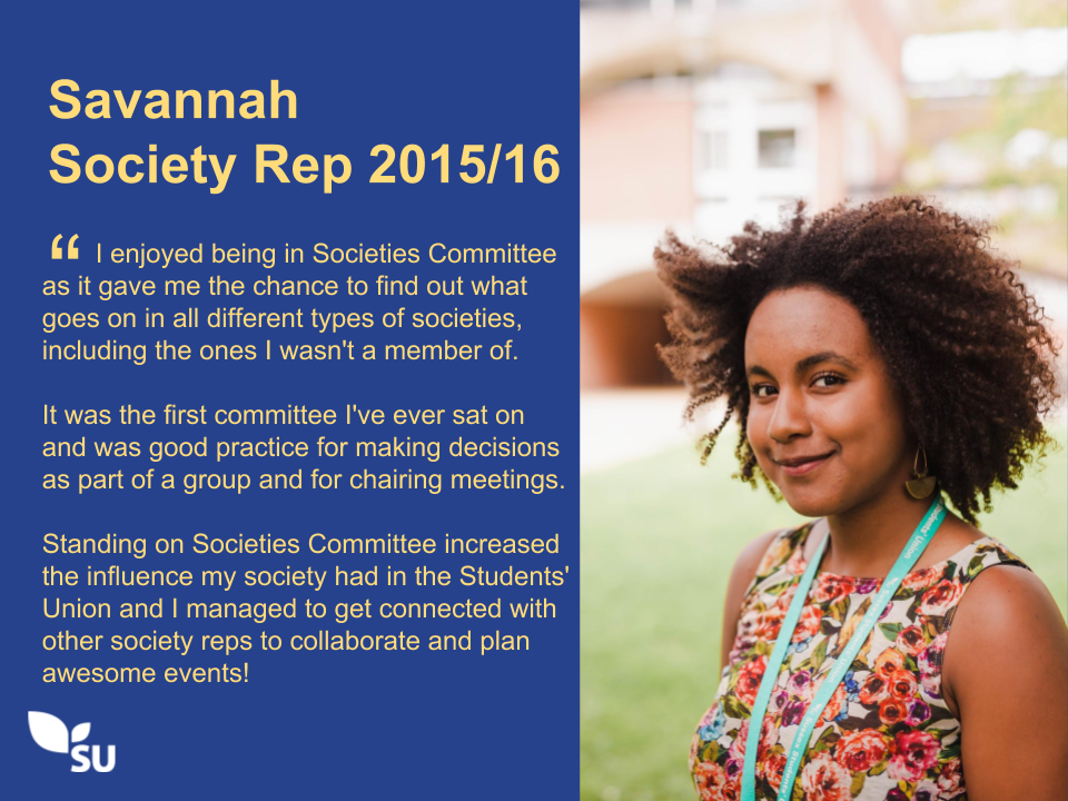 Society Rep Role Description — University of Sussex Students' Union